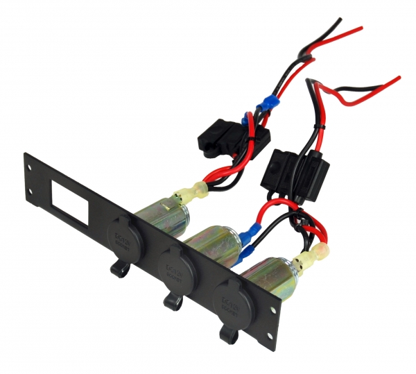 Havis 3 Lighter Plug Outlet W/ 1 Switch Cut Outs C-LP3-PS1 - The Rugged ...