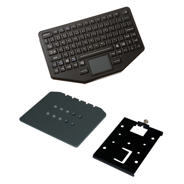 Havis Rugged In-Vehicle Keyboard and Havis Keyboard Mounting Plate PKG ...