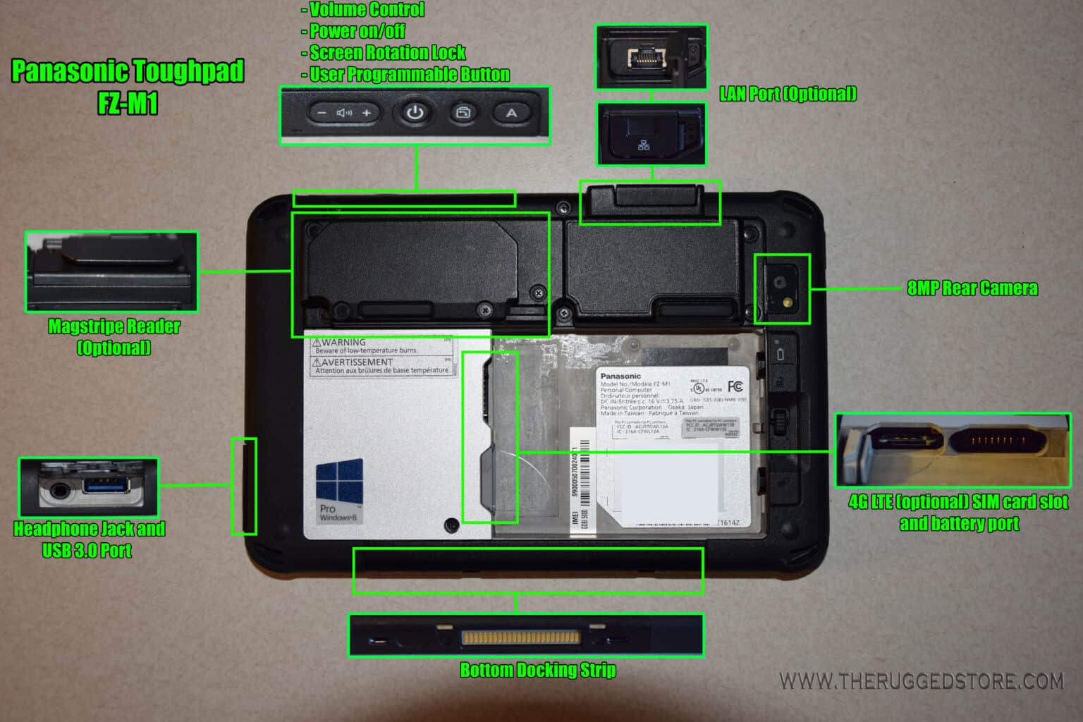 THE FZ-M1 TOUGHPAD - The Rugged Store - Panasonic Toughbook and Toughpad
