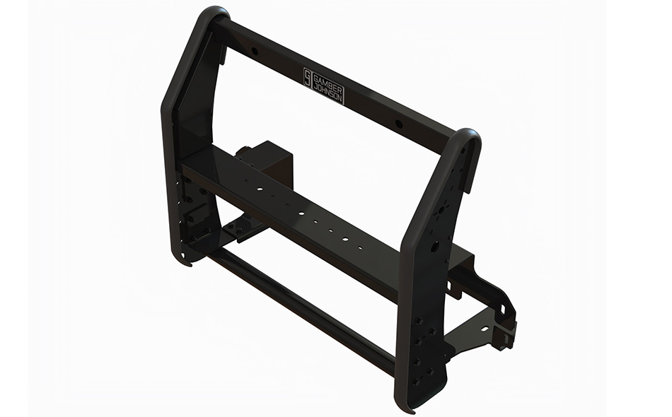 Gamber-Johnson 2021+ Ford F-150 Push Bumper- Aluminum with Light Bar ...